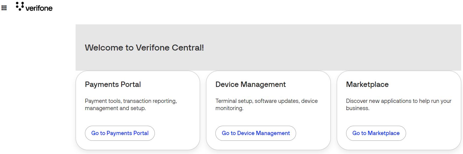 Verifone Central | Verifone Central | Verifone Developer Portal